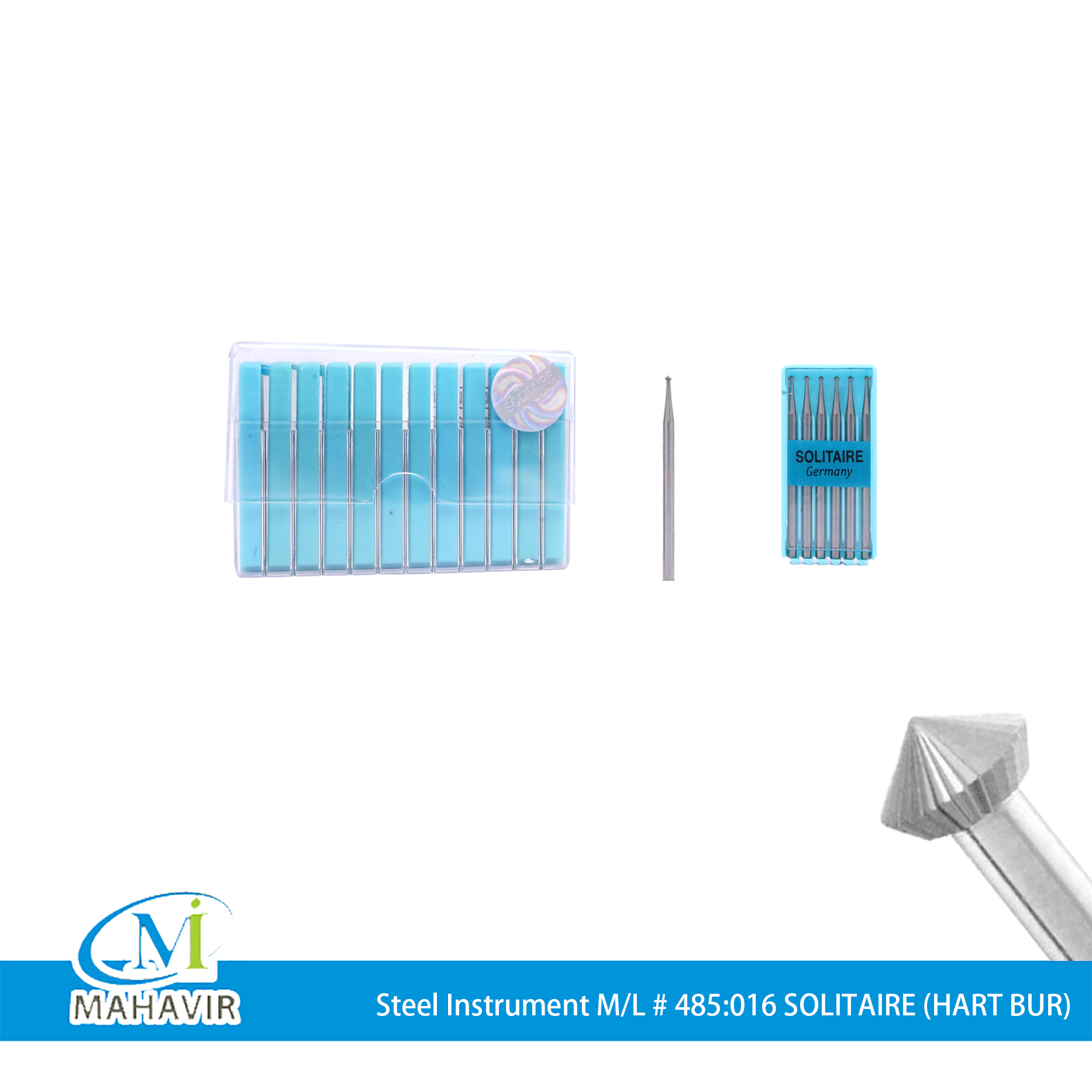 SHB0010 – Steel Instrument ML – 485 -016 SOLITAIRE(HART BUR) – Mahavir ...